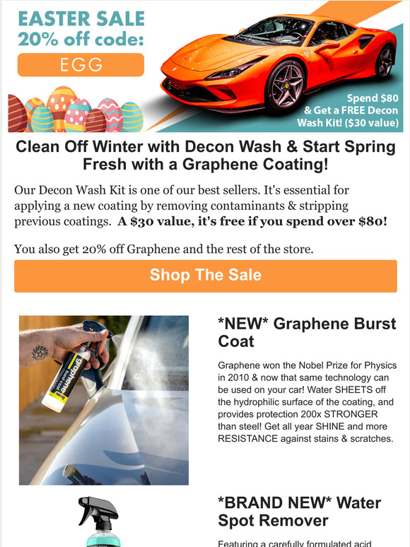 Torque Detail: 20% OFF Everything + Free Decon Wash Kit | Milled