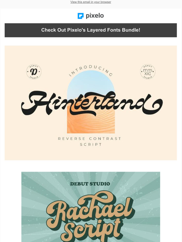 Pixelo: Add Multi-Layered Fonts To Your Designs! | Milled