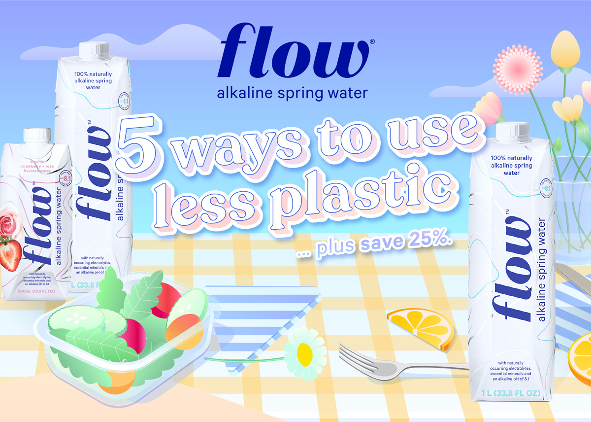 Flow Hydration: 5 tips to use less plastic | Milled