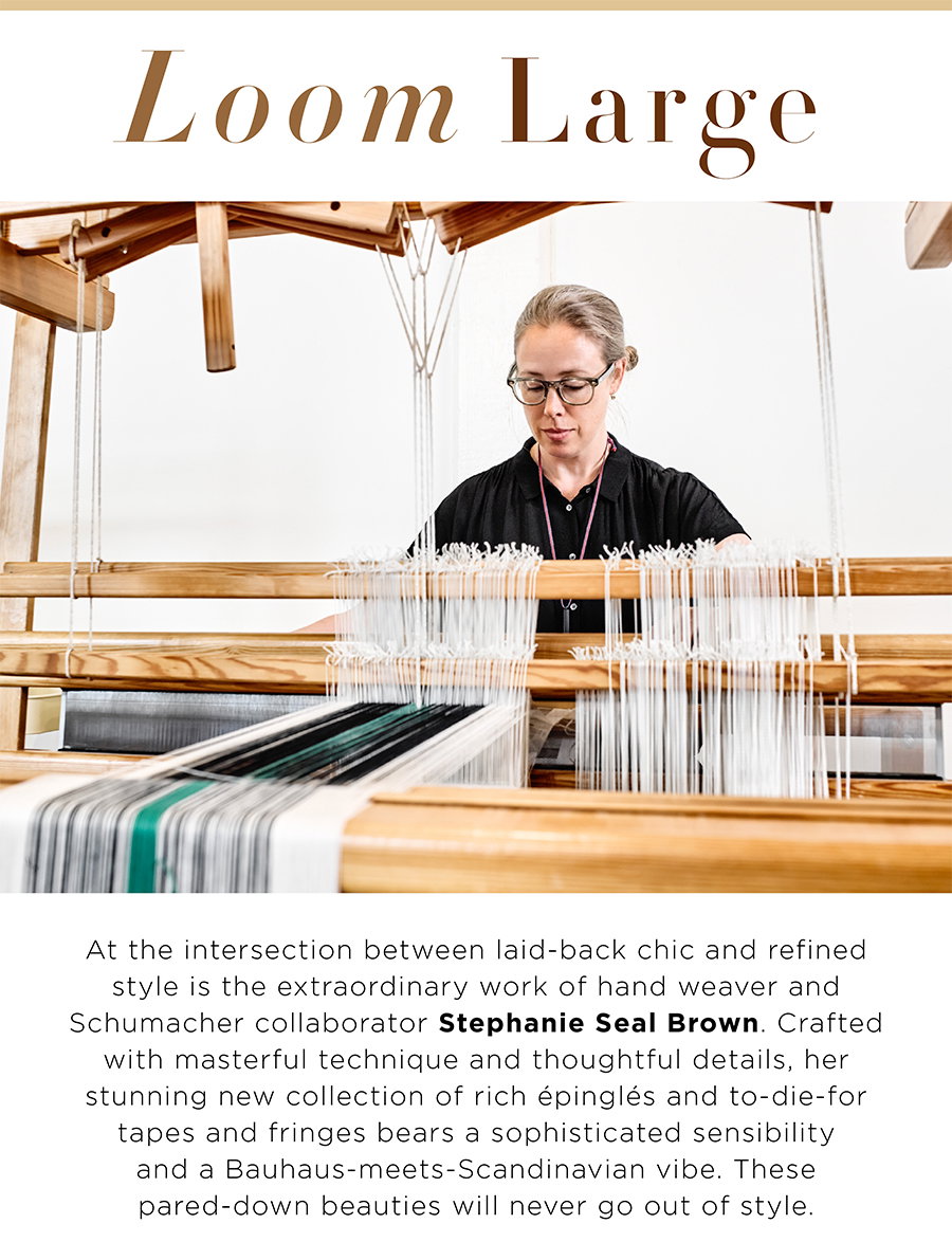 Schumacher: Stephanie Seal Brown is back with a stunning new collection ...