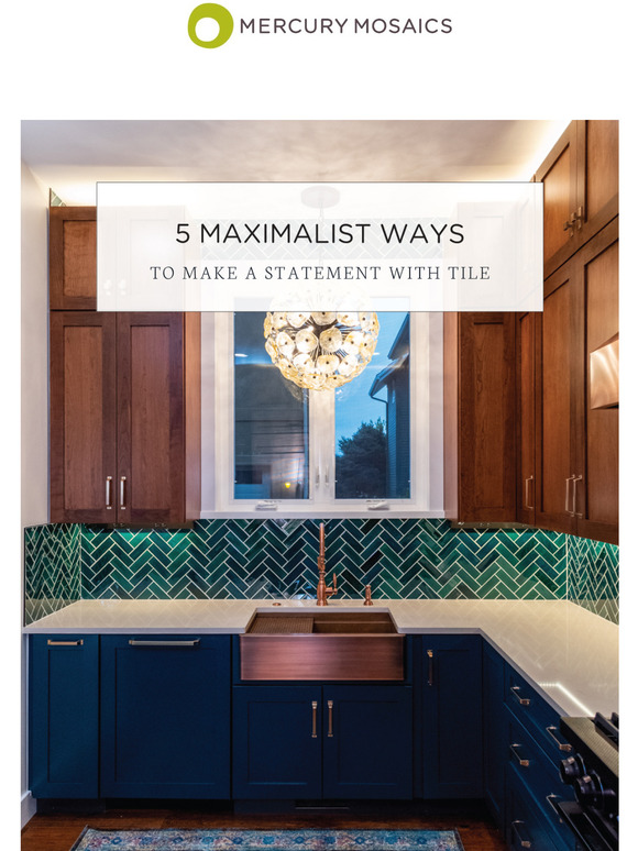 Mercury Mosaics: 5 Maximalist Ways to Make a Statement with Tile | Milled