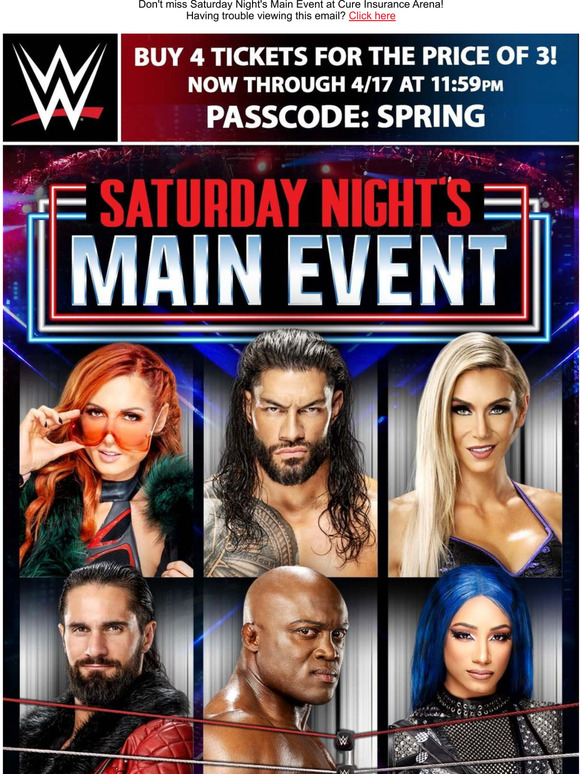 WWE: Your Exclusive Spring WWE Ticket Offer is Here! | Milled