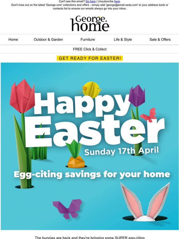 Asda George: Easter inspo we cant EGG-nore | Milled