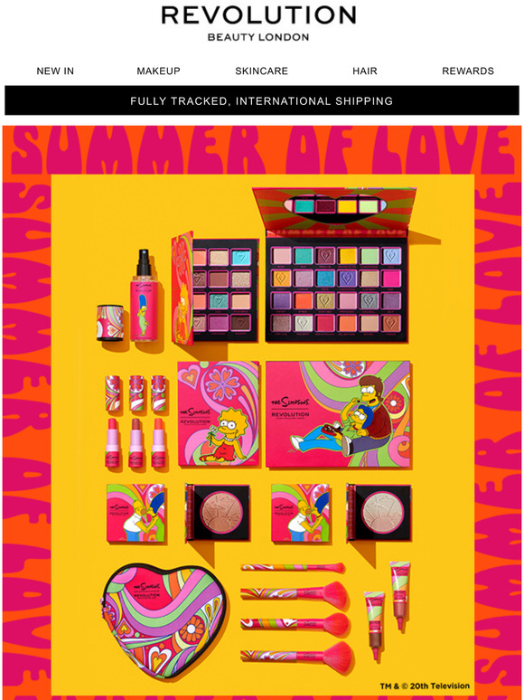 Revolution Beauty: Peace out with The Simpsons Summer of Love ...