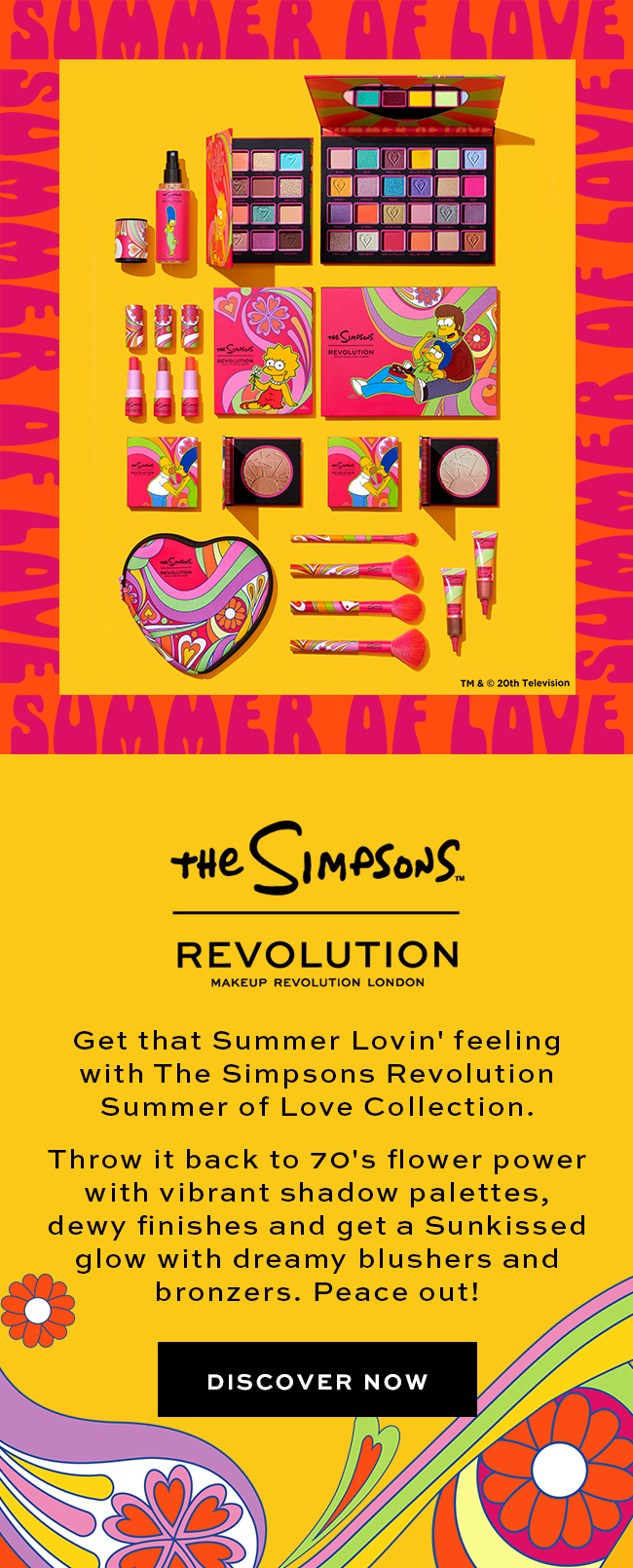 Revolution Beauty: Peace out with The Simpsons Summer of Love ...