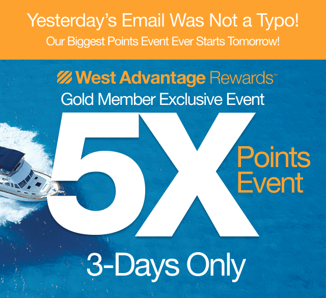 West Marine: No, Yesterday's 5X Points Email Wasn't a Typo | Milled