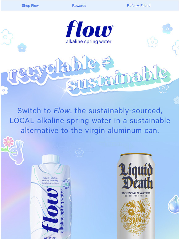 Flow Hydration: Say goodbye to spring water shipped from Europe. | Milled