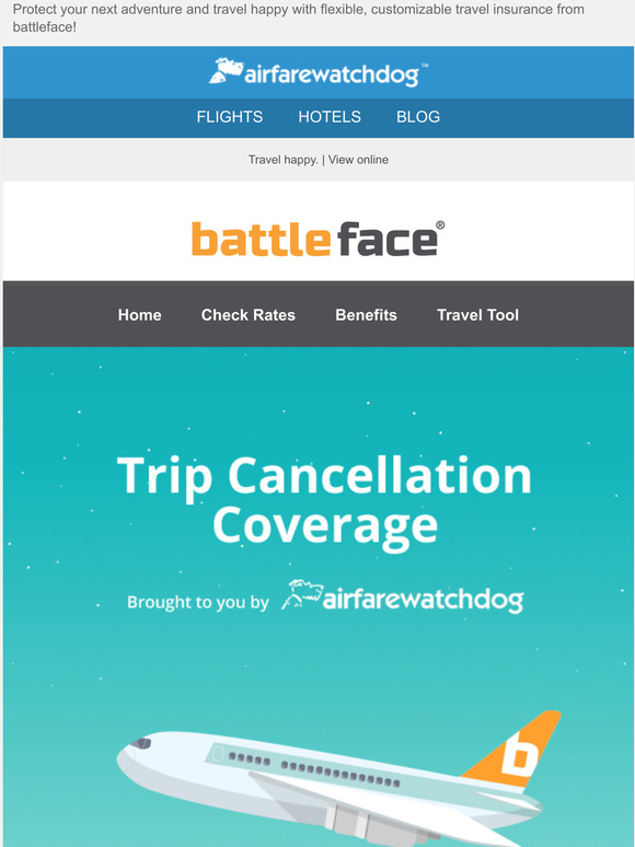 Airfarewatchdog: Upgrade Your Next Trip With battleface | Milled