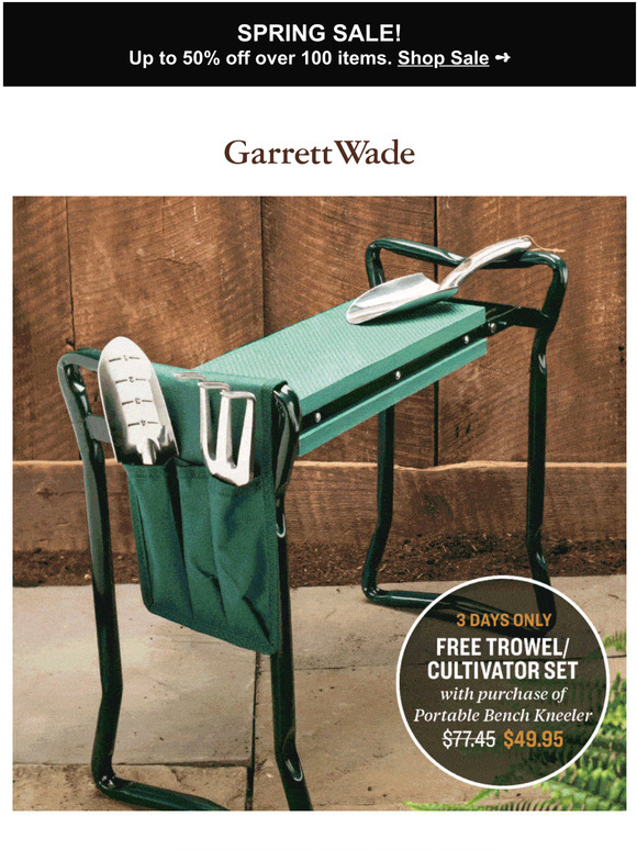 Garrett Wade: Have you seen our Portable Bench & Kneeler? | Milled