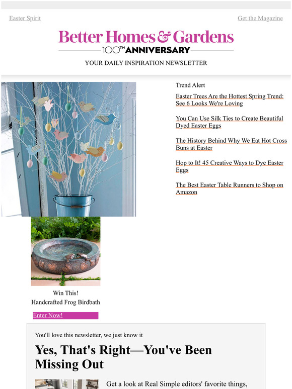 Better Homes and Gardens: These Are the Hottest Spring Trend | Milled