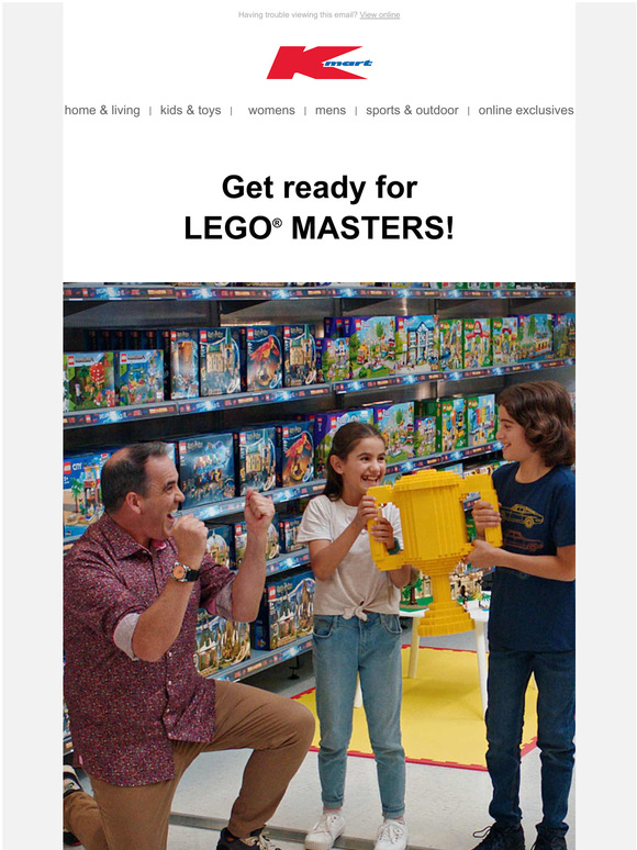 Kmart: Kmart is an official LEGO MASTERS partner! | Milled