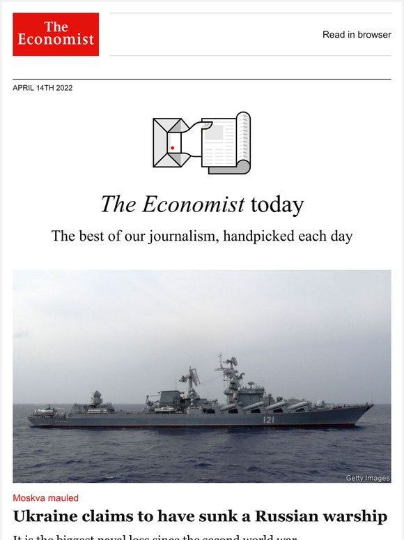 The Economist Dk: The sinking of a Russian warship is a key moment | Milled