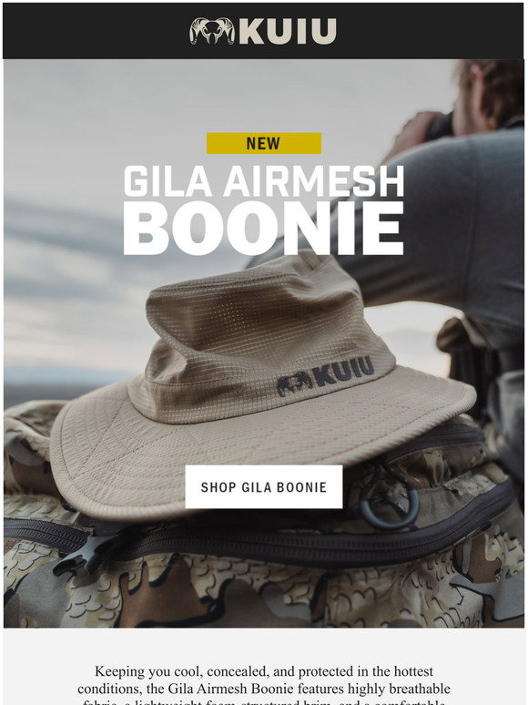 KUIU: Introducing: All New Gila Airmesh Boonie | Milled