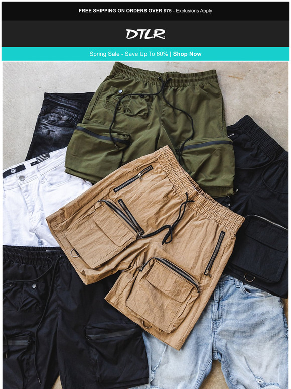 DTLR: Everyday Shorts New Mens Arrivals | Milled
