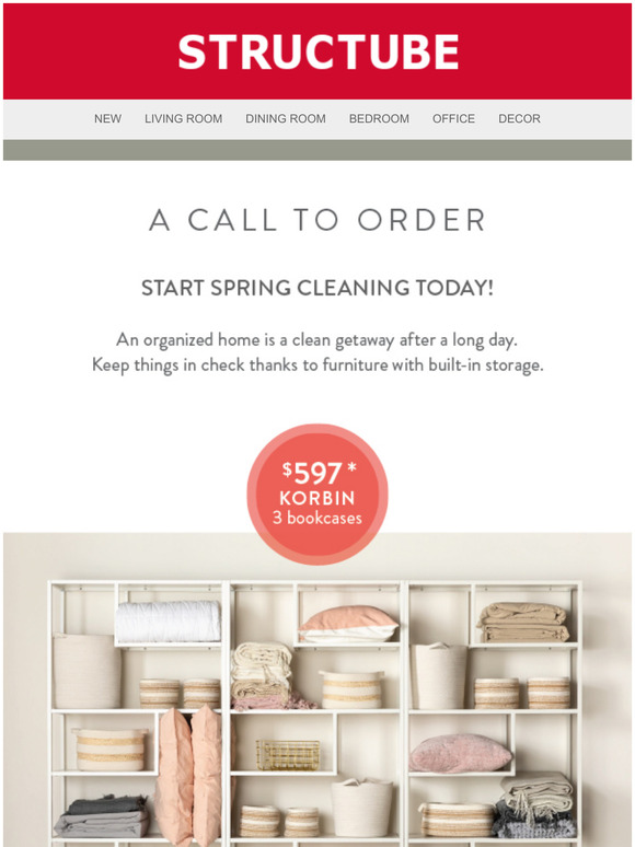 Structube: Home essentials for a successful spring cleaning. | Milled