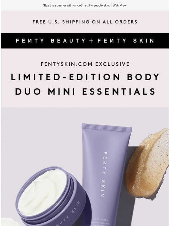 Fenty Beauty: LIMITED EDITION! The Body Duo Mini Essentials. | Milled