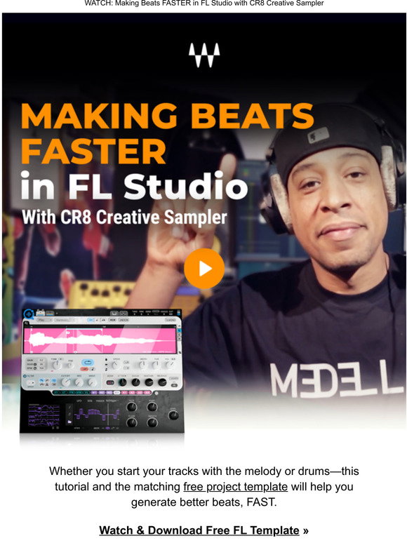 Waves Audio: FL Studio FREE Project Template + CR8 Coupon | Milled