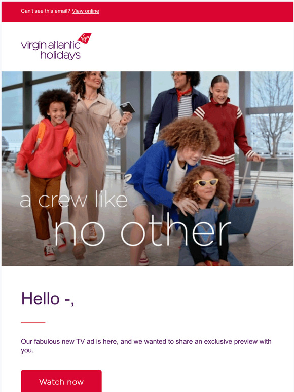 Virgin Atlantic: An exclusive preview of our new TV advert | Milled