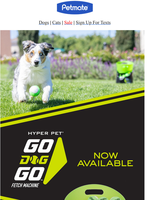 Petmate: The GoDogGo G5 Fetch Machine is now available at Petmate | Milled
