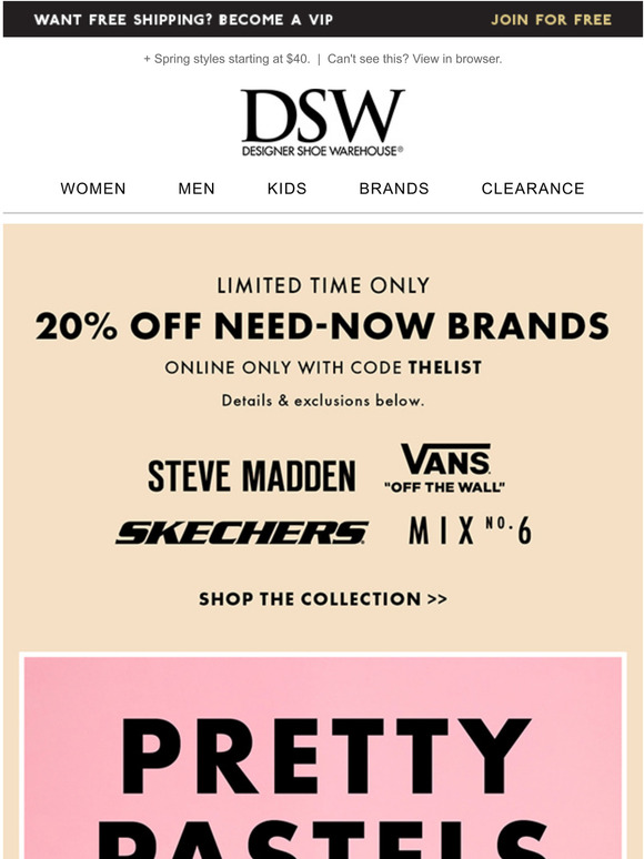 DSW: Add color to your big plans | Milled