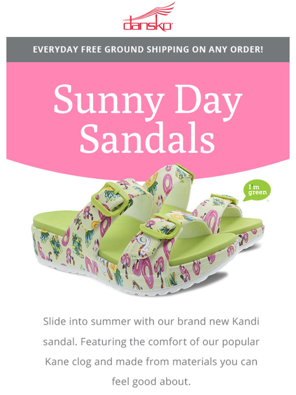 Dansko: Introducing Kandi our popular Kane clog in sandal form | Milled