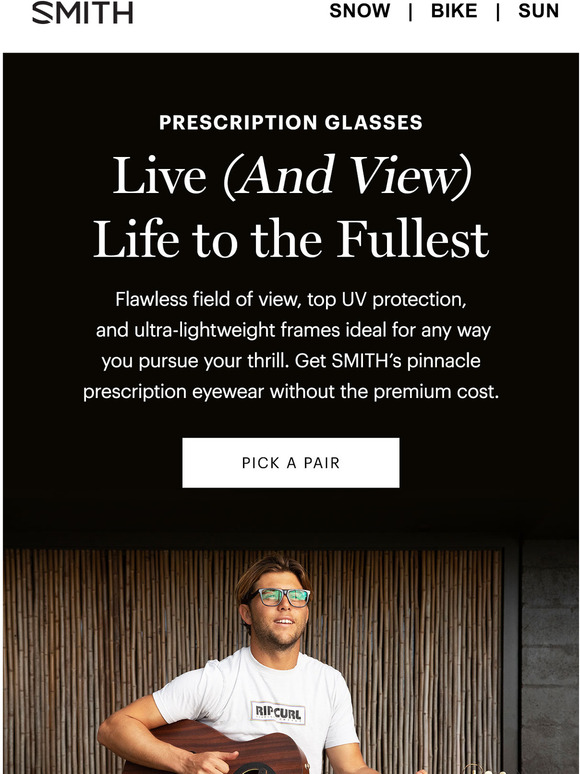 Smith Optics: Envision your thrill with Rx Eyewear | Milled