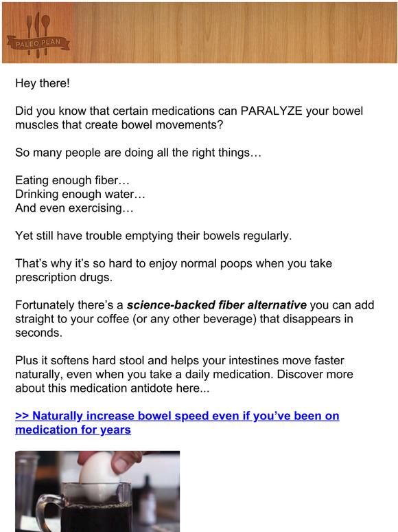 PaleoPlan: THIS makes poop slide out effortlessly each morning | Milled