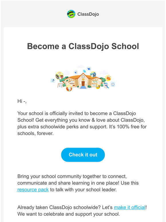 ClassDojo: Your school is invited to become a ClassDojo School | Milled