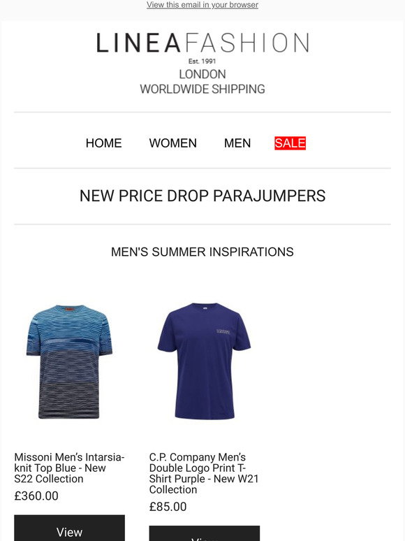 Linea Fashion: T SHIRTS PRICE DROP | Milled