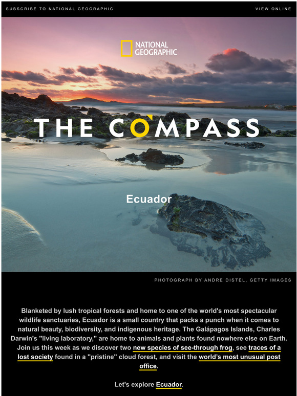 National Geographic: The Compass: Ecuador | Milled