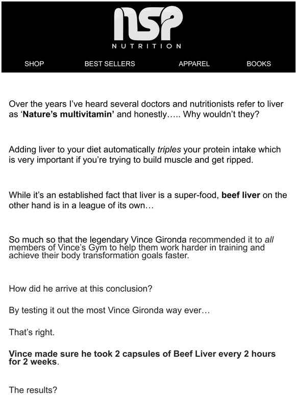 NSP Nutrition: Why Beef Liver is Nature's Multivitamin | Milled
