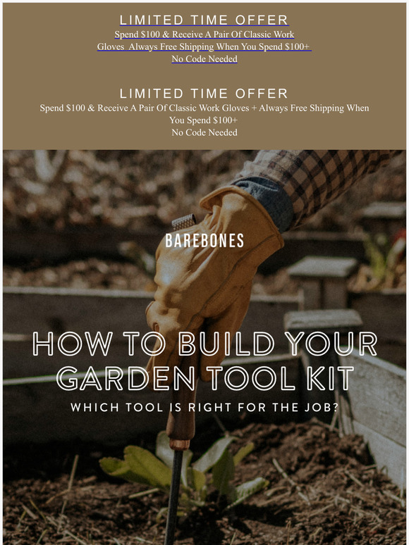 Barebones: The Garden Tool Buying Guide | Milled