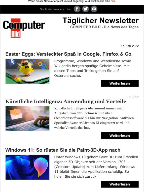 COMPUTER BILD: Windows 11 und 10: Die besten 100 Apps im Store gratis ...