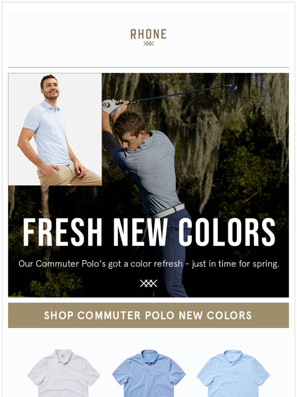 Rhone: NEW colors in your favorite piece | Milled