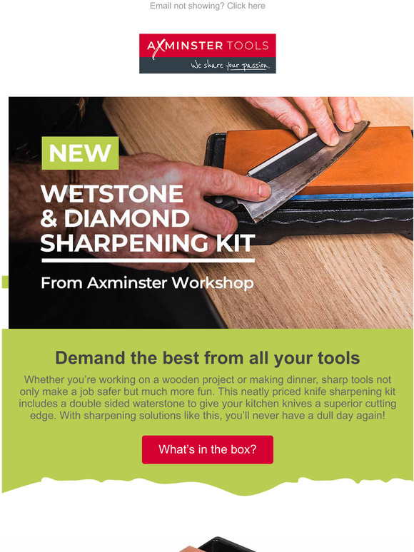 Axminster Tools: NEW Knife Sharpening Kit | Milled