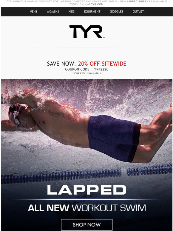 TYR Sport: Crush your workout in all-new Workout Swim | Milled