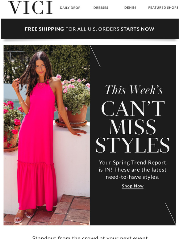 Vici: NEW Can't-Miss BOLD Styles | Milled