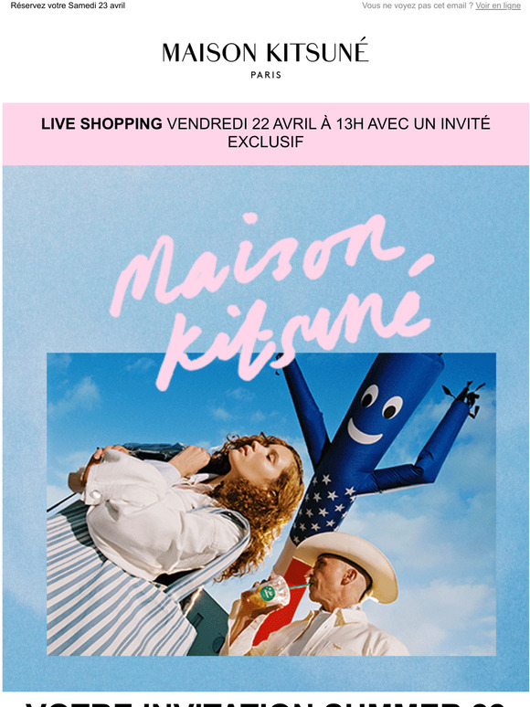 Maison Kitsuné: Votre invitation personnelle | Milled