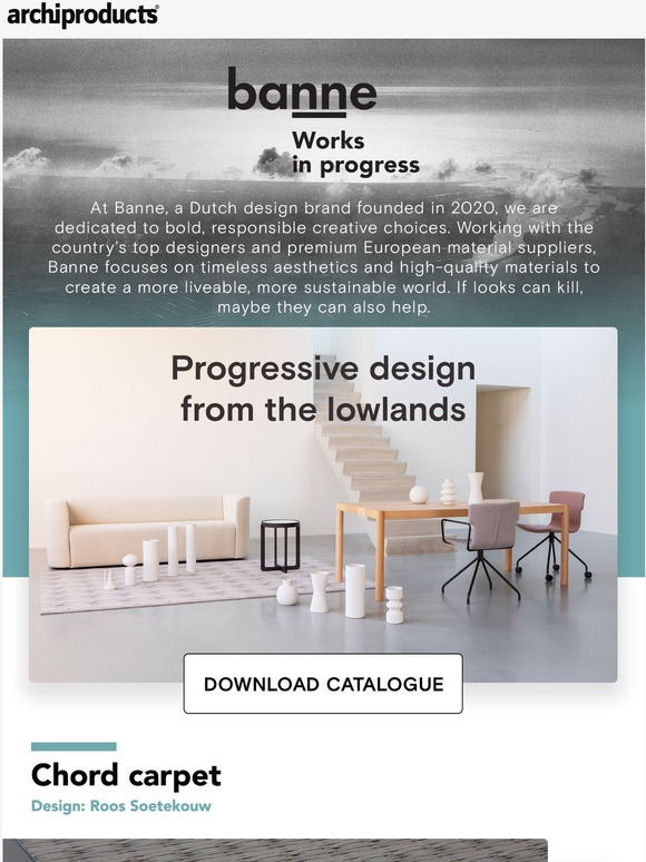 Archiproducts: Meet Banne: a Dutch design brand for a more sustainable ...