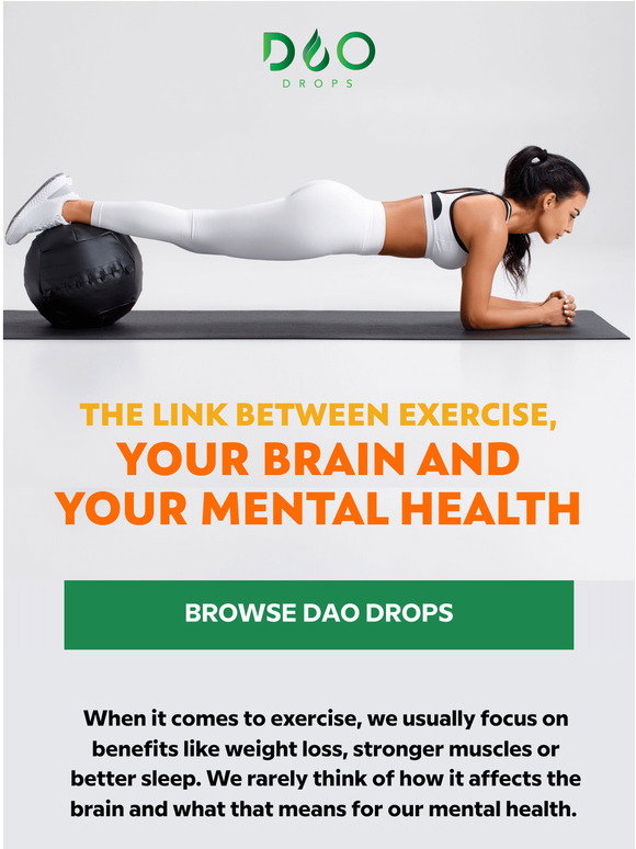Dao Drops: Exercise, the Brain and Your Mental Health | Milled