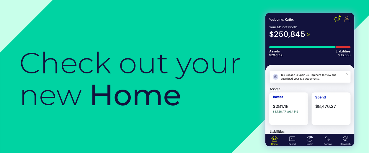 M1 Finance: Introducing the M1 Home screen | Milled