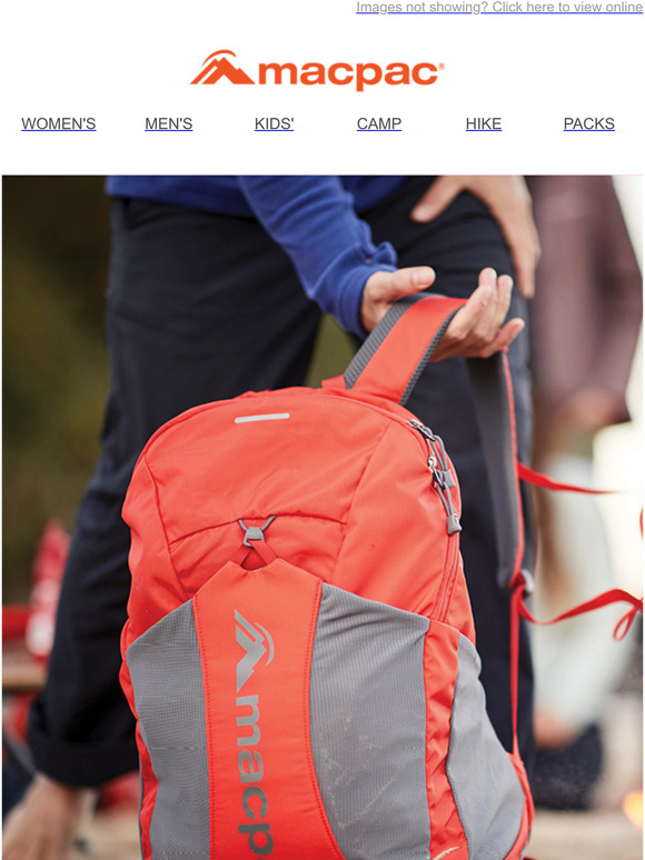 Macpac: Meet our trusty Rapaki day-pack range! | Milled