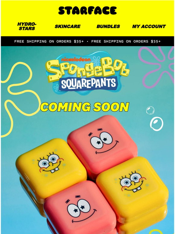 Starface: INTRODUCING STARFACE x SPONGEBOB | Milled