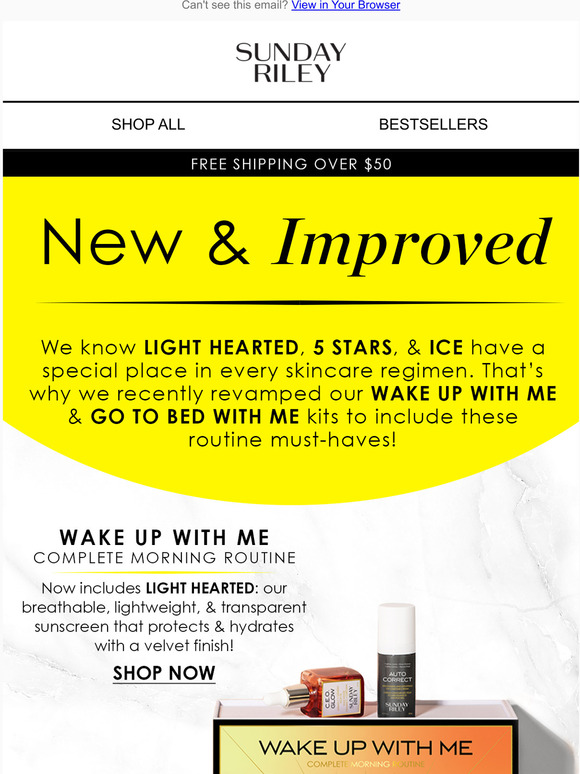 Sunday Riley: Say to our NEW morning & evening kits! | Milled