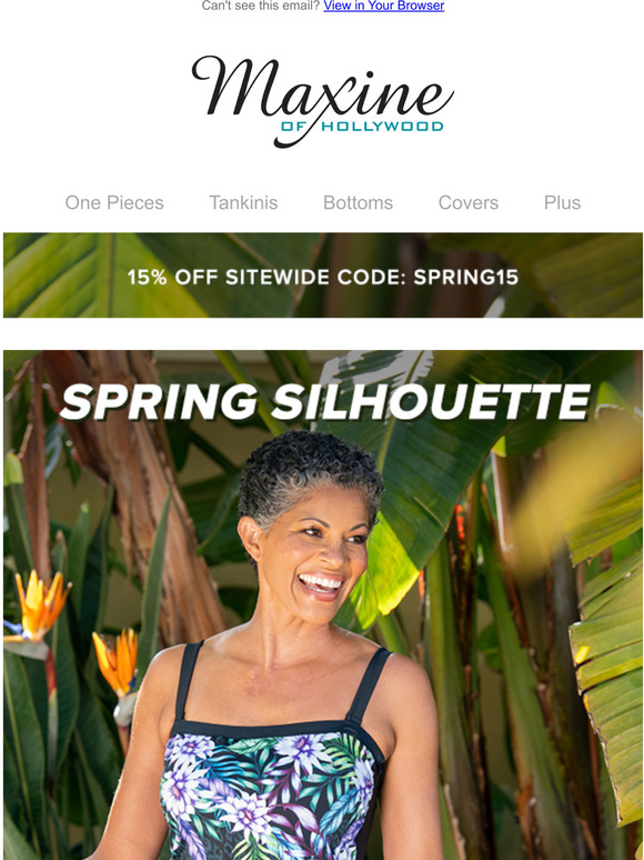 Maxine of Hollywood: The Swim Silhouette of Spring! | Milled