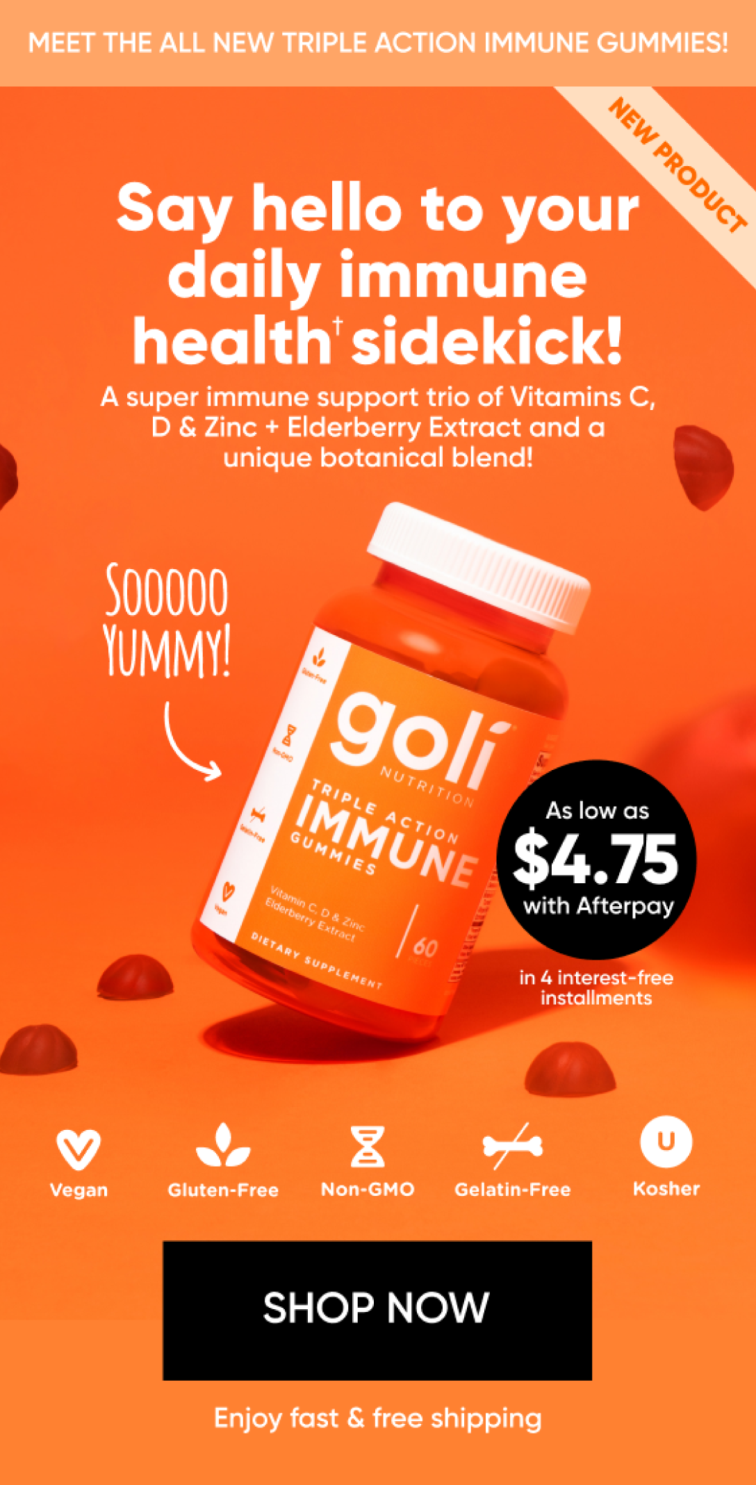 Goli Nutrition: Meet the BRAND NEW Triple Action Immune Gummy! | Milled