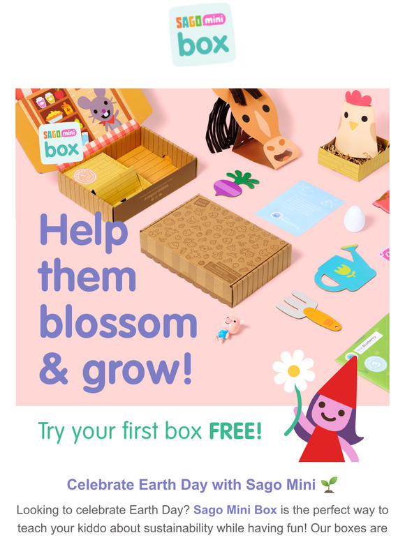 Sago Mini: Your FREE Sago Mini Box to celebrate Earth Day! | Milled