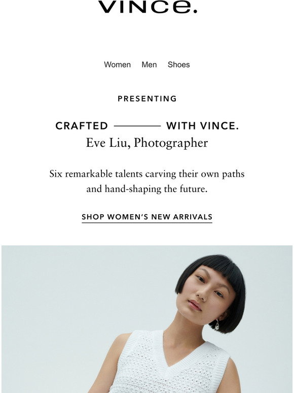 Vince: Crafted with Vince: Meet the Photographer Pushing Boundaries in ...