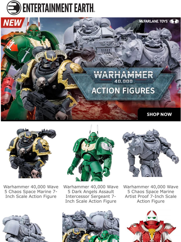 Entertainment Earth: New Warhammer 40,000 Action Figures! | Milled