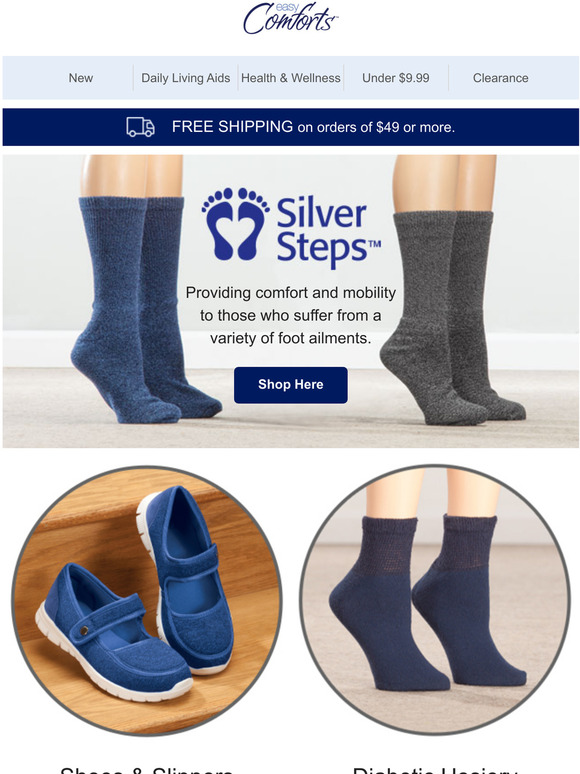 Easy Comforts: Silver Steps, Here to Help! | Milled
